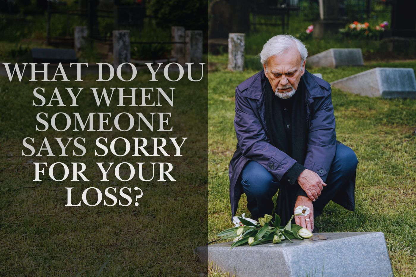 What Do You Say When Someone Says Sorry For Your Loss